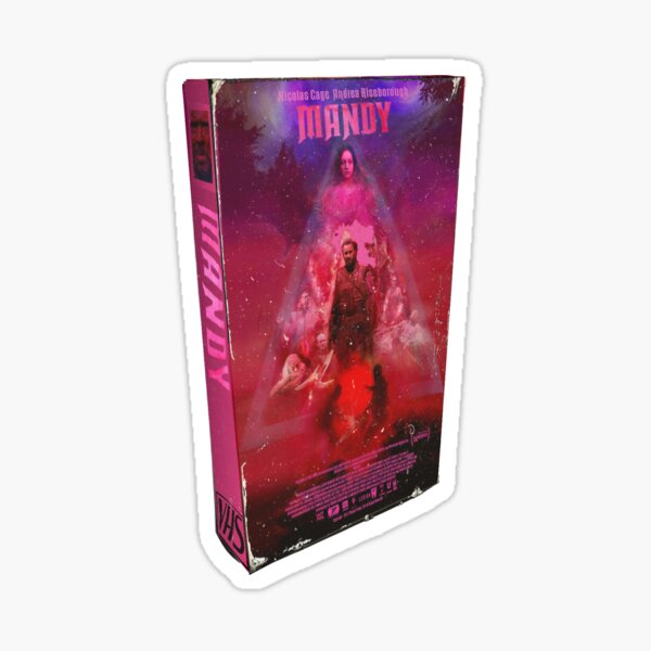 "Mandy VHS" Sticker by About90 | Redbubble