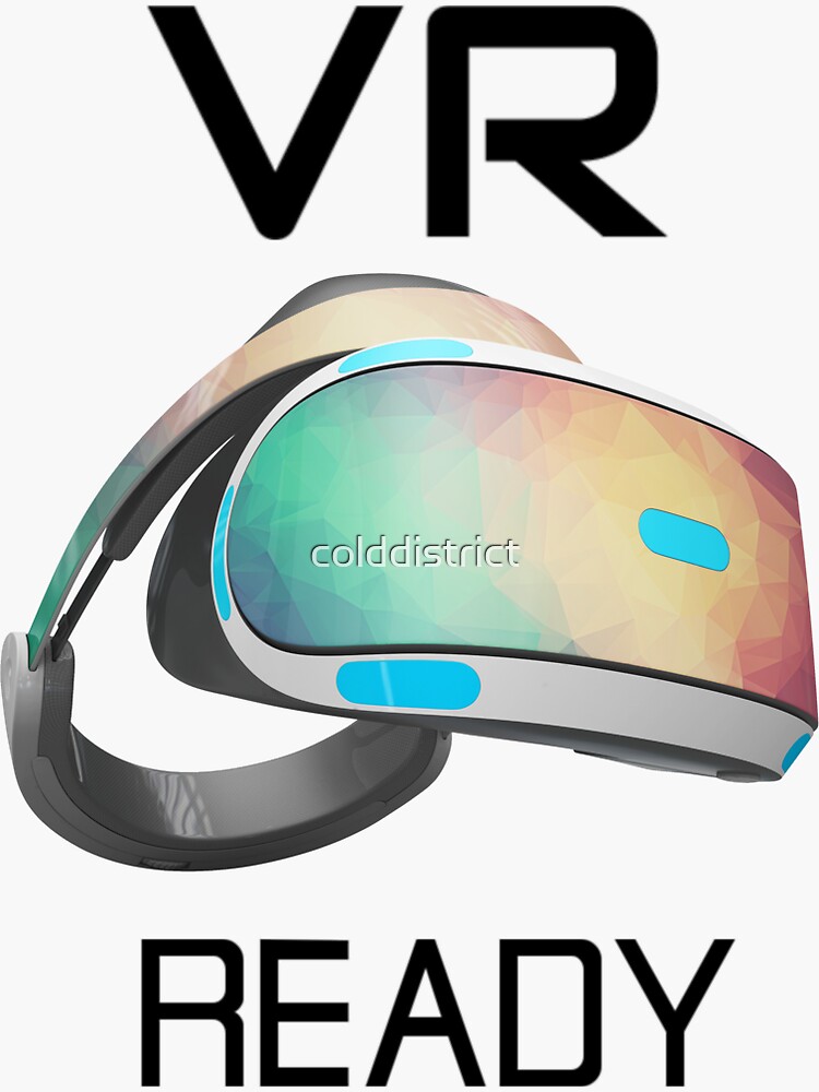 Sticker « Casque de réalité virtuelle Vr Ready Design », par ...