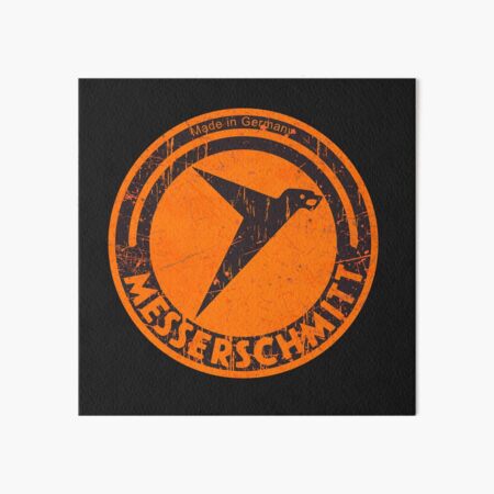 " Messerschmitt German Aircraft WW2 Logo" Art Board Print for Sale by ...