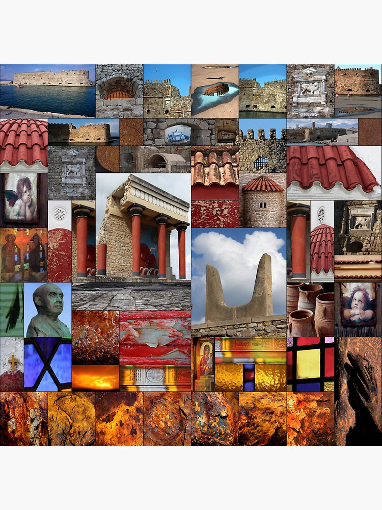 "Crete, Greece - Ancient Sites" Sticker by mister-john | Redbubble