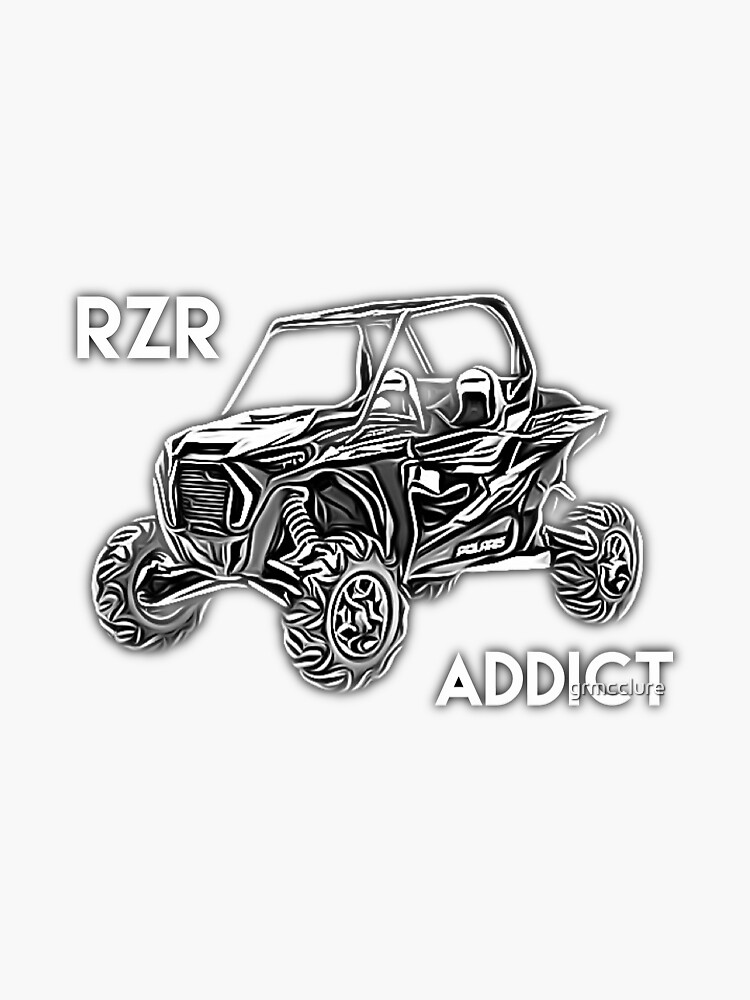 "RZR Addict sticker" Sticker by grmcclure | Redbubble