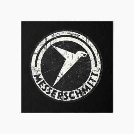 "Messerschmitt WW2 German Vintage Aircraft Company Logo" Art Board ...