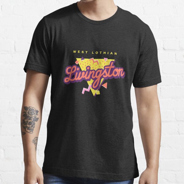 "Retro 90s Pop 'Livingston' Vintage West Lothian" T-shirt for Sale by ...