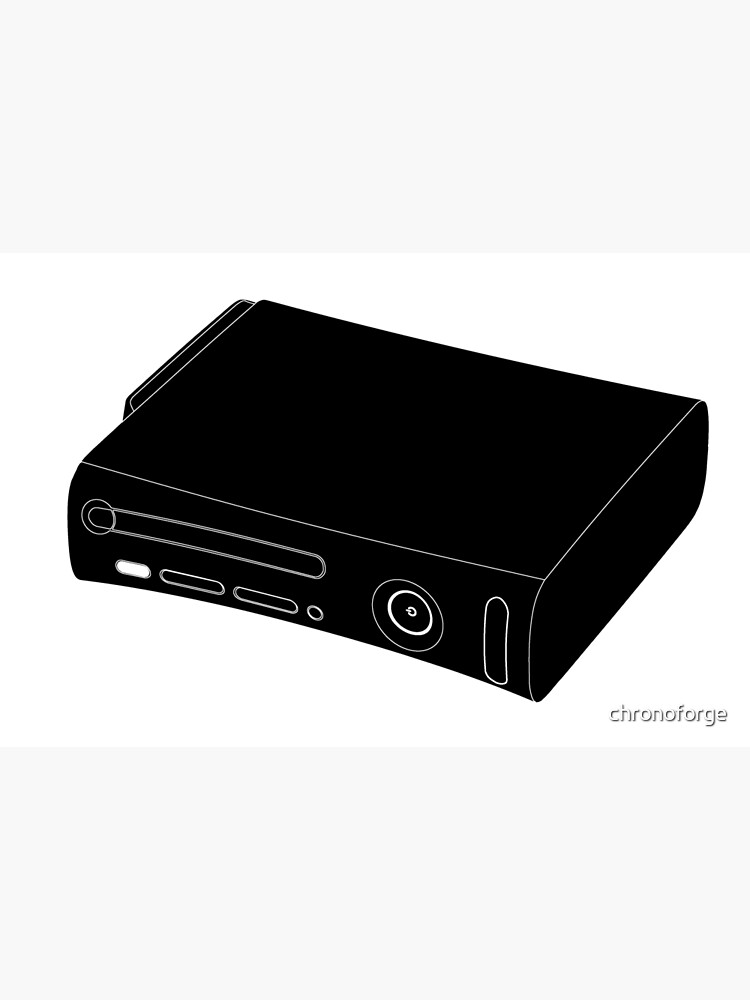 Microsoft Xbox 360 Console Outline Premium Matte Vertical Poster sold ...