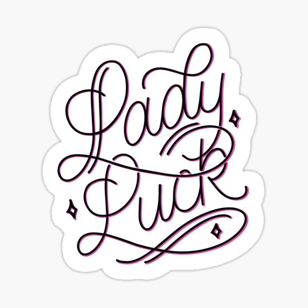 "Lady Luck" Sticker by sarahtypes | Redbubble