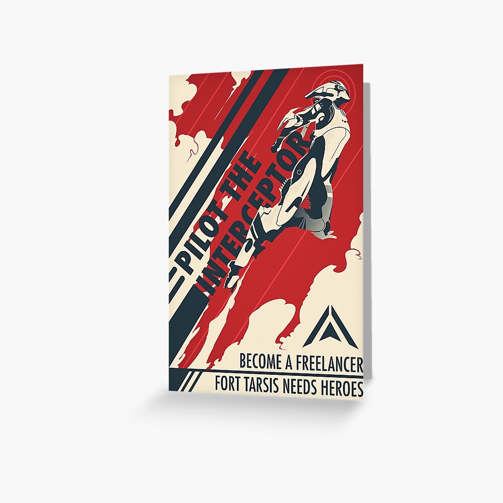 "ANTHEM - INTERCEPTOR" Greeting Card by Suffering | Redbubble