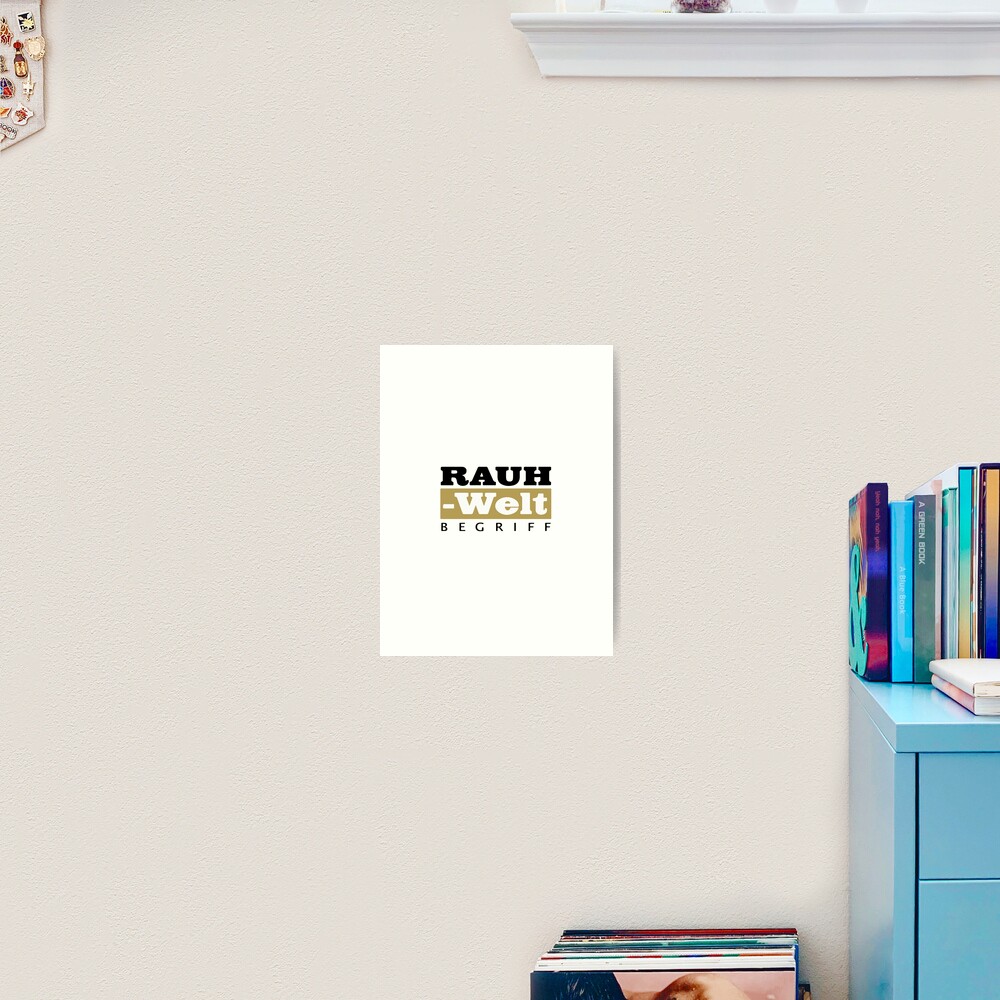 "RWB Rauh Welt Begriff Gold Logo" Art Print by subieliu | Redbubble