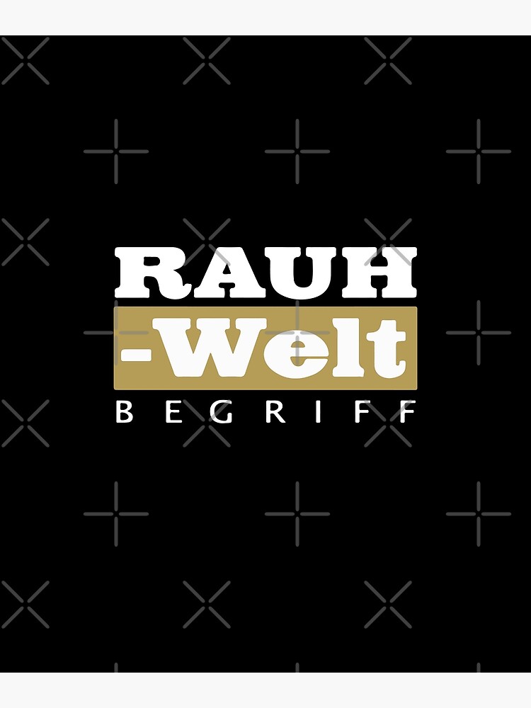"RWB Rauh Welt Begriff Gold Logo" Art Print for Sale by Too Sweet ...