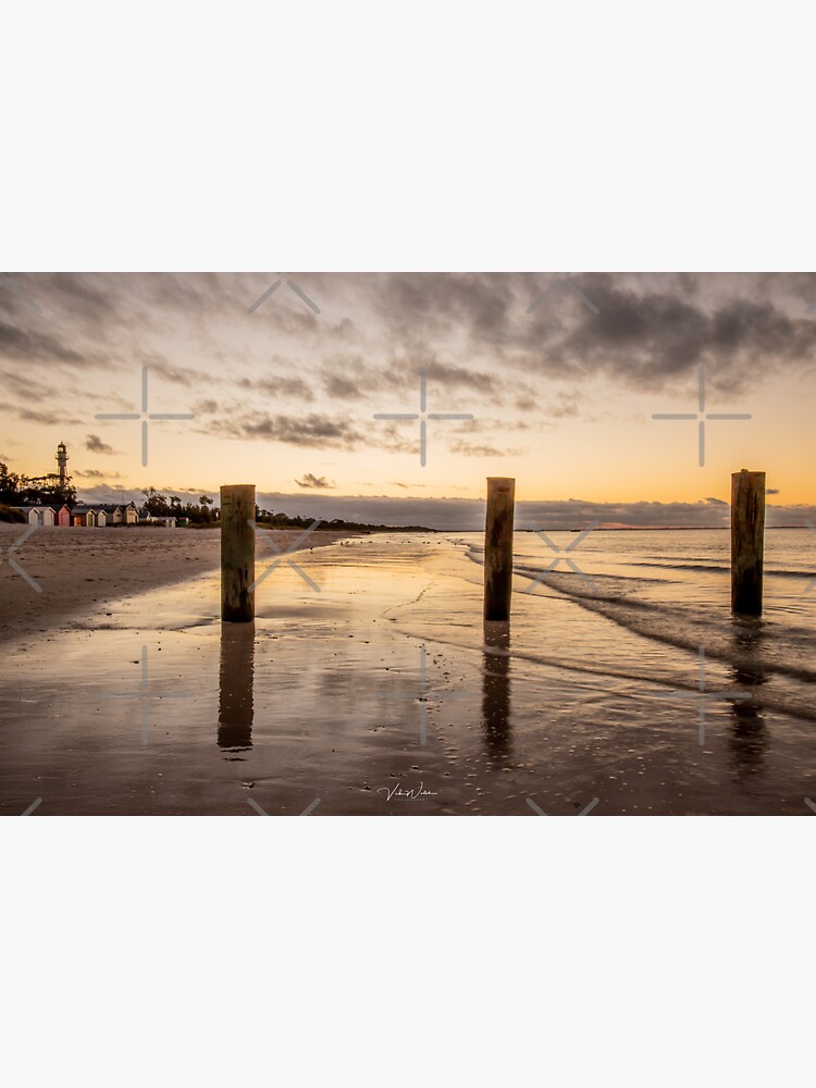 "McCrae Beach, Mornington Peninsula, Victoria, Australia." Sticker for ...