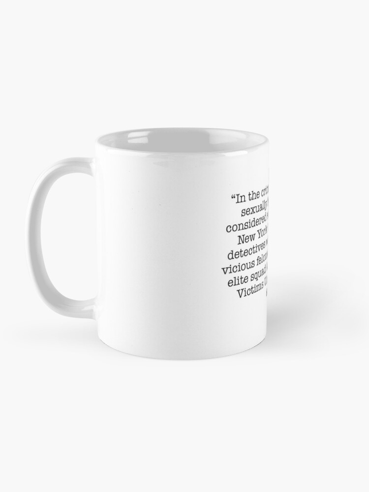 "Law and Order: SVU" Coffee Mug for Sale by wilkinkw | Redbubble