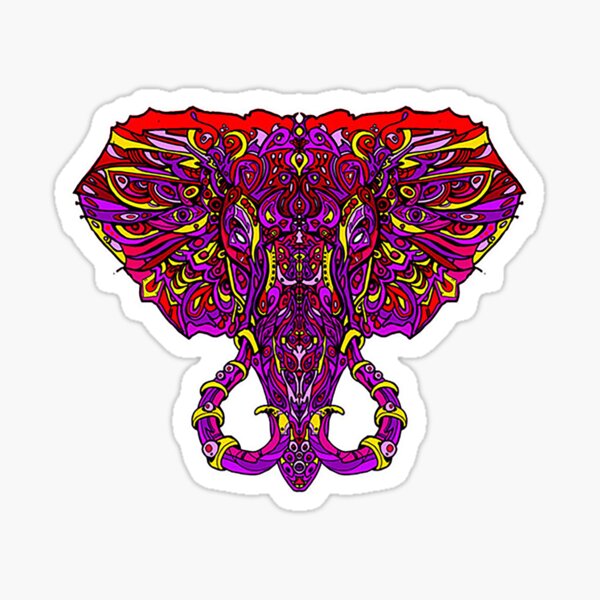 "Elephantastic" Sticker by Drawtoonish | Redbubble