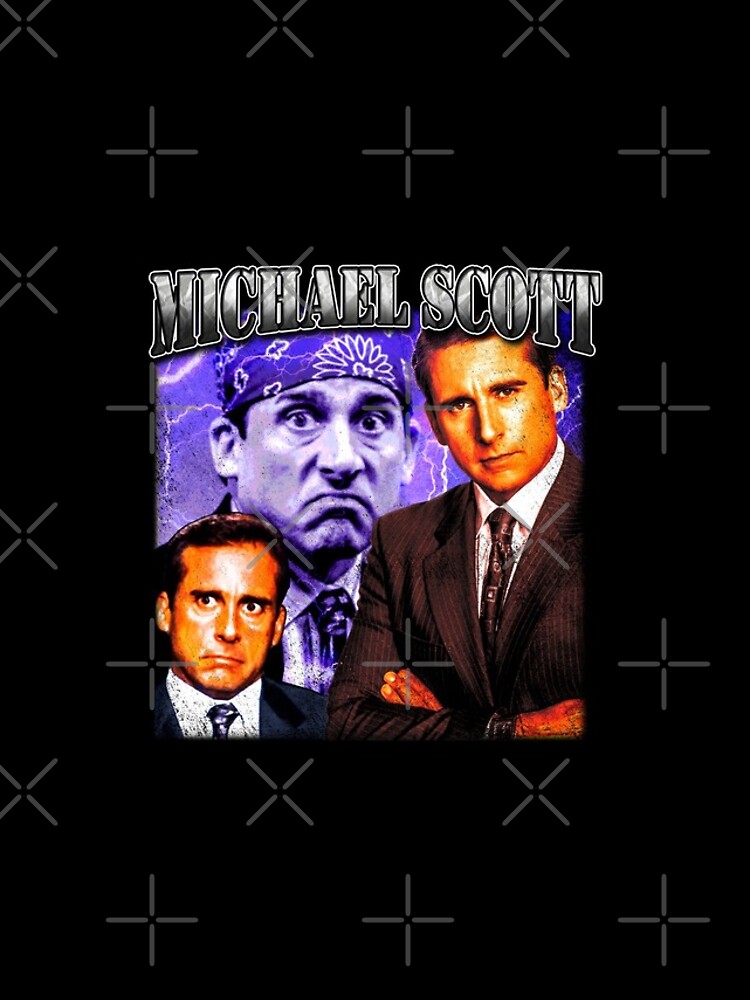 "Throwback 90s Styled Michael Scott Rap Tee" iPhone Case for Sale by ...