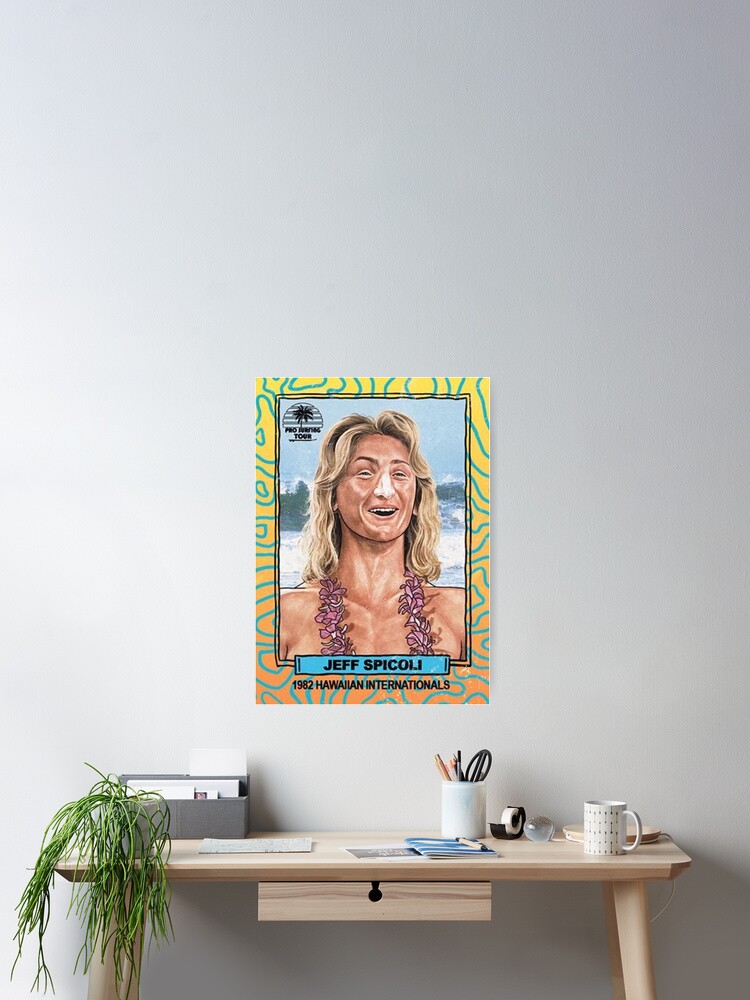 "Fast Times at Ridgemont High - Jeff Spicoli Trading Card Art" Poster ...