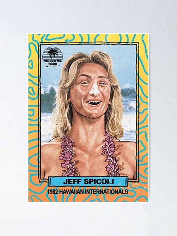 "Fast Times at Ridgemont High - Jeff Spicoli Trading Card Art" Poster ...
