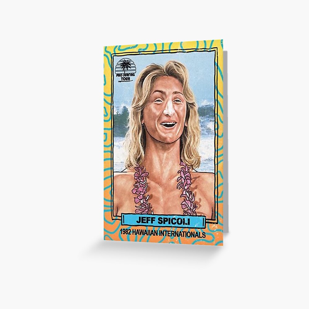 "Fast Times at Ridgemont High - Jeff Spicoli Trading Card Art" Greeting ...