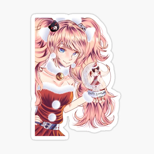 "danganronpa enoshima junko " Sticker by Alyaao | Redbubble