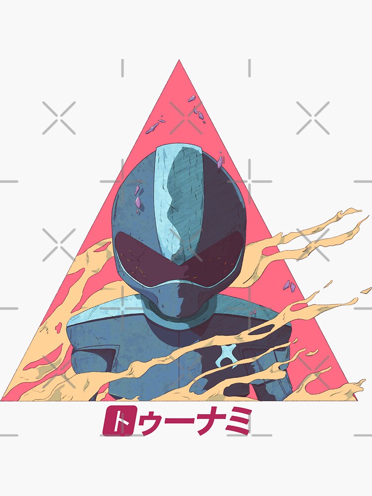 Pegatina «Toonami TOM Variación de color» de spitfirev101 | Redbubble