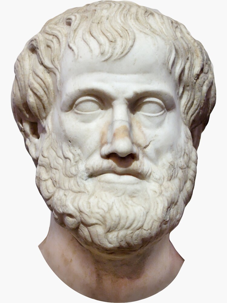"Aristotle - Philosopher" Sticker by ArtBart | Redbubble