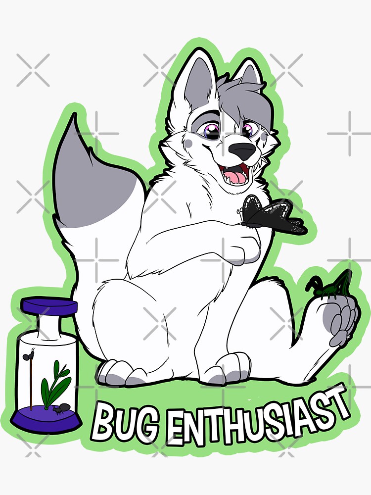 "Bug Enthusiast" Sticker by Adezu | Redbubble