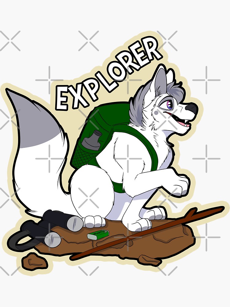 "Explorer" Sticker by Adezu | Redbubble