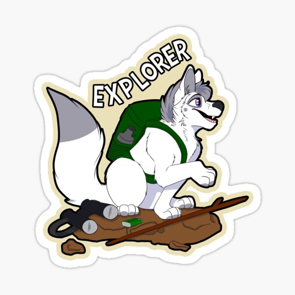 "Explorer" Sticker by Adezu | Redbubble
