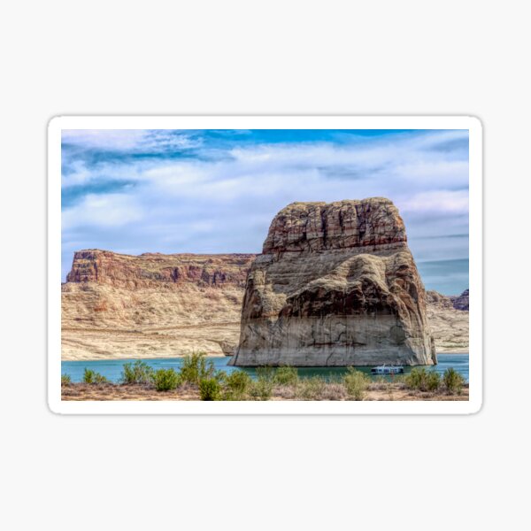 "Lone Rock - Lake Powell - Utah " Sticker for Sale by debramartz ...