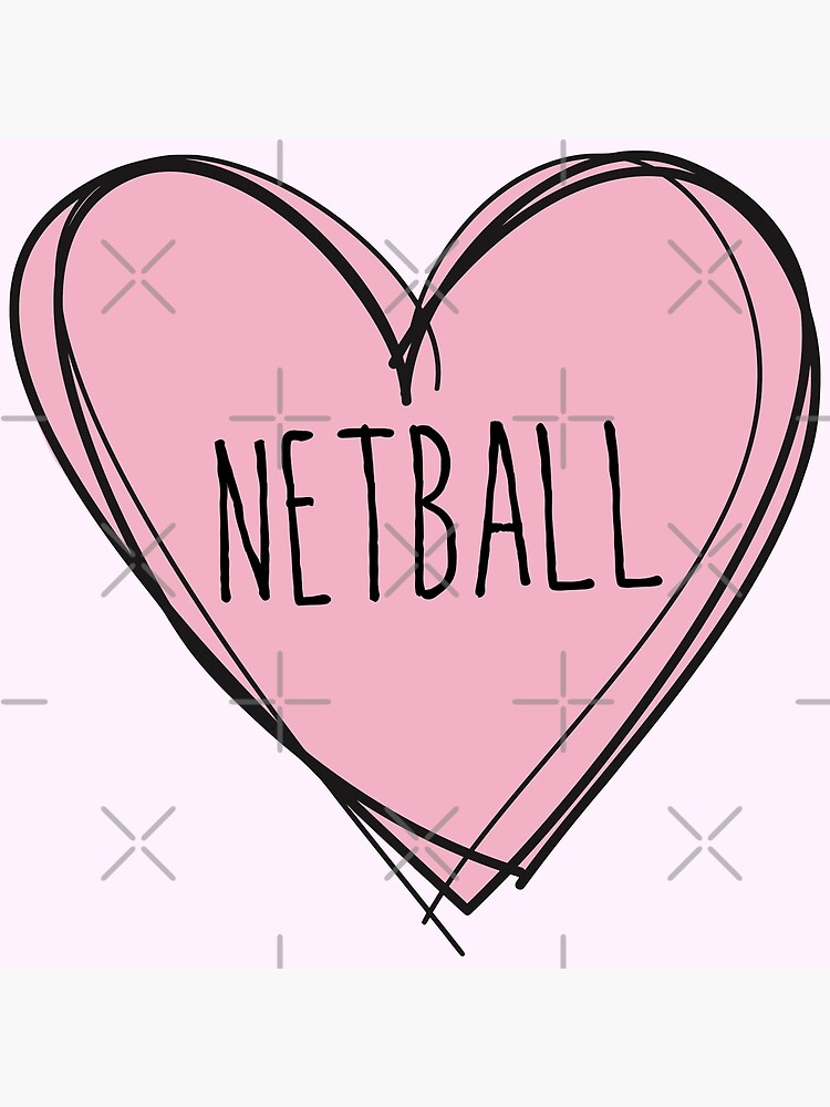 "Netball" Poster for Sale by behindurshades | Redbubble