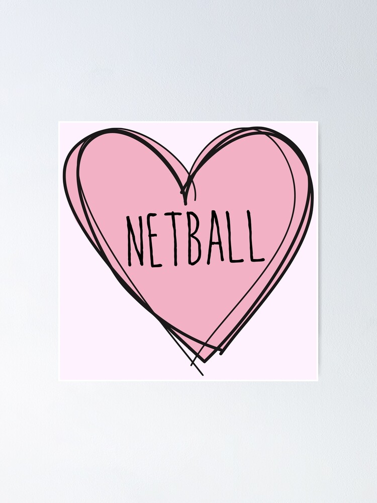 "Netball" Poster for Sale by behindurshades | Redbubble