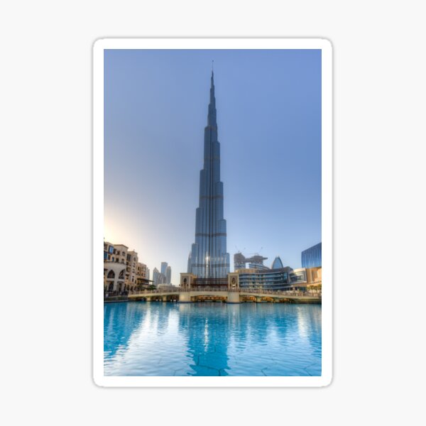 "Burj Khalifa Dubai" Sticker for Sale by bejacs | Redbubble