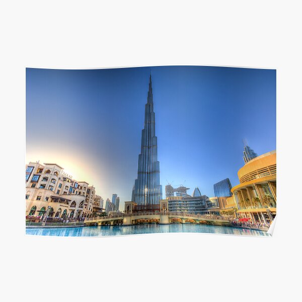 "Burj Khalifa Dubai" Poster for Sale by bejacs | Redbubble