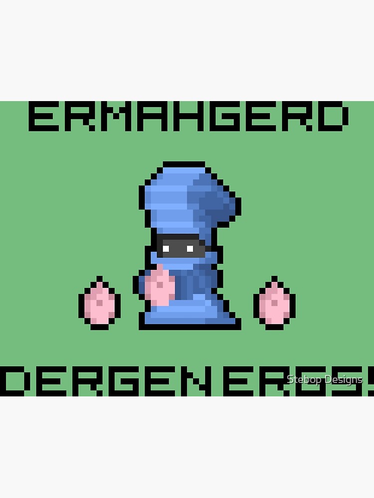 "Spyro Egg Thief "ERMAHGERD" 8-Bit Pixel Art" Art Print by ...