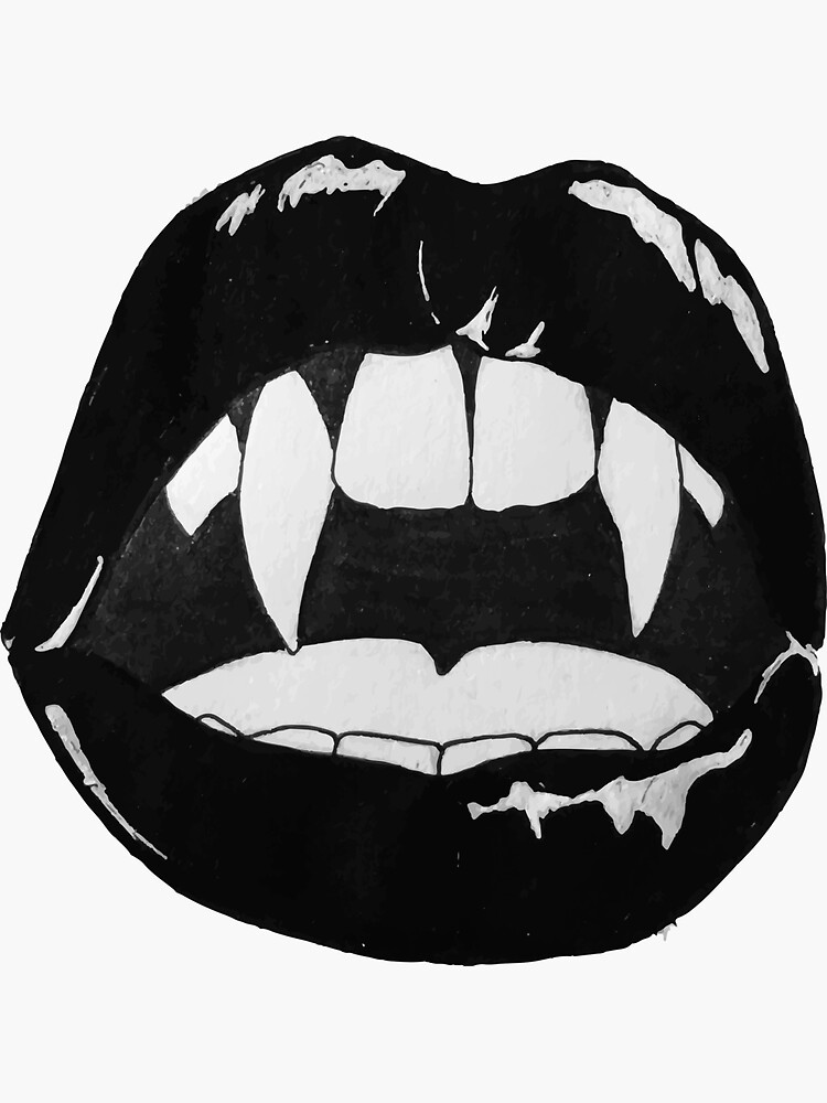 "Vamp" Sticker for Sale by mollyviolence | Redbubble