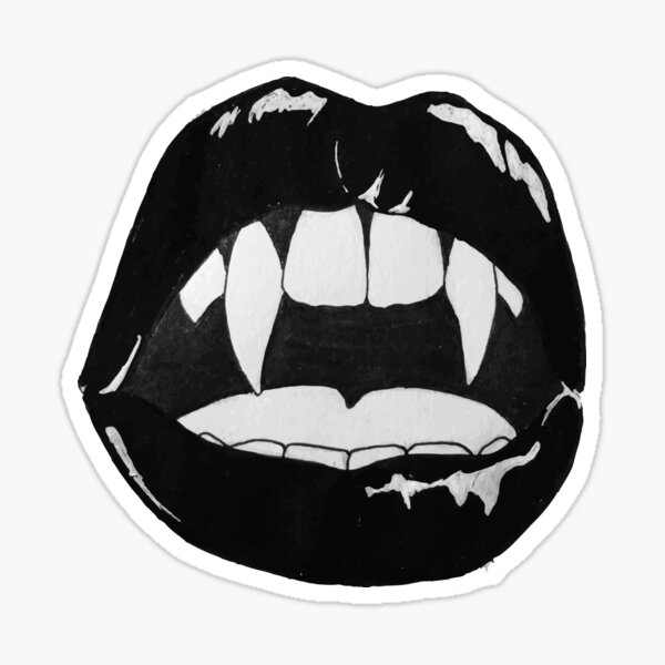 "Vamp" Sticker for Sale by mollyviolence | Redbubble