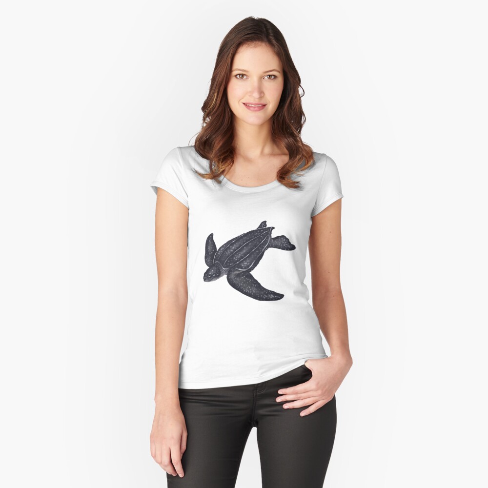 "Leatherback sea turtle" Sticker for Sale by Kdanielleart | Redbubble