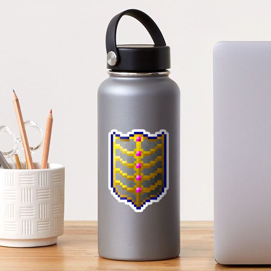 "Blessed Shield Tibia" Sticker by Chapaman | Redbubble