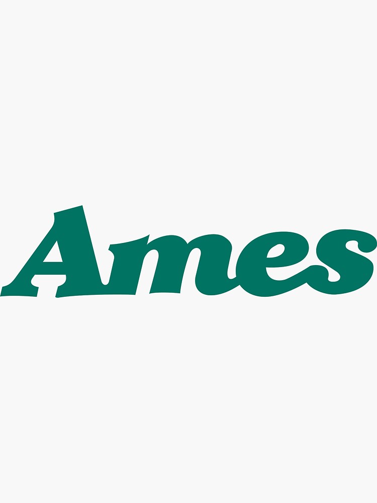 "Ames Department Store" Sticker for Sale by Brandon Thornton | Redbubble