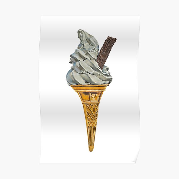 "Mr Whippy/99" Poster by sfh-art | Redbubble