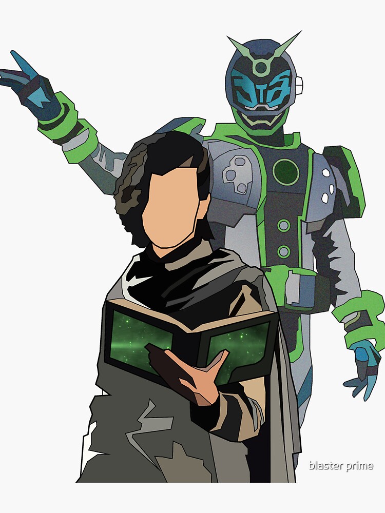 "kamen rider Woz" Sticker for Sale by everlost | Redbubble