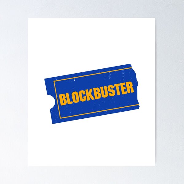 "Blockbuster Video Logo" Poster for Sale by Primotees | Redbubble