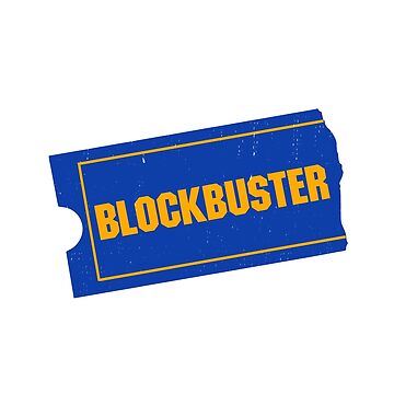 "Blockbuster Video Logo" Sticker for Sale by Primotees | Redbubble
