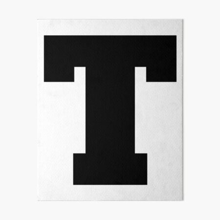 "Alphabet T (Uppercase letter t), Letter T" Art Board Print for Sale by ...
