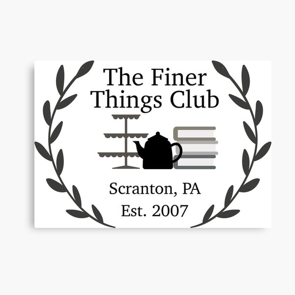 Finer Things Club Canvas Prints | Redbubble