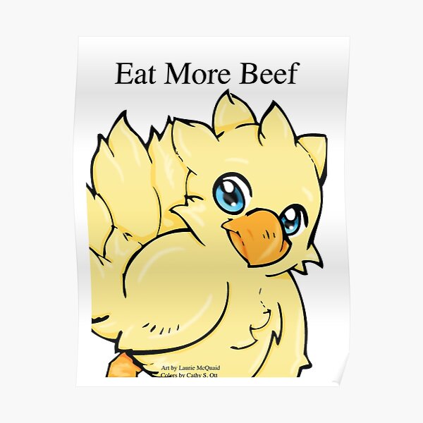 Eat More Chicken Posters | Redbubble