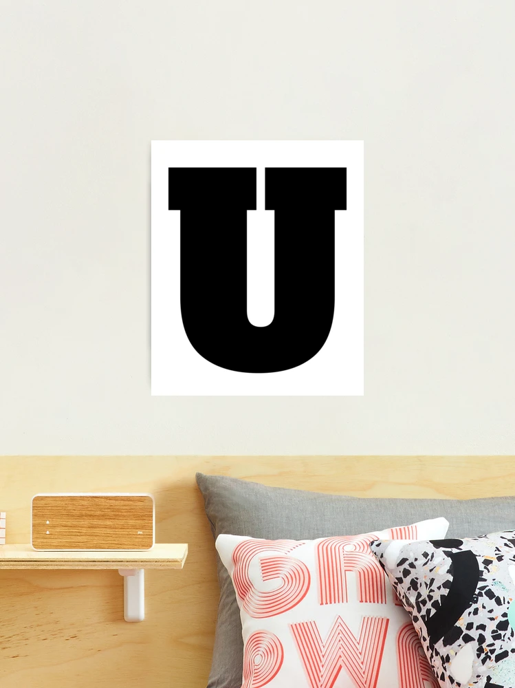 Large Printable Letter U