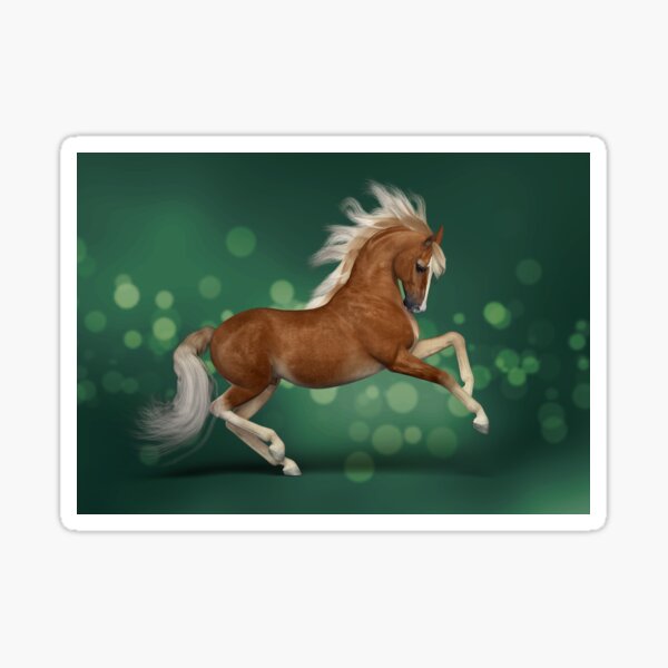 "Mealy Chestnut Horse" Sticker for Sale by Rae134 | Redbubble