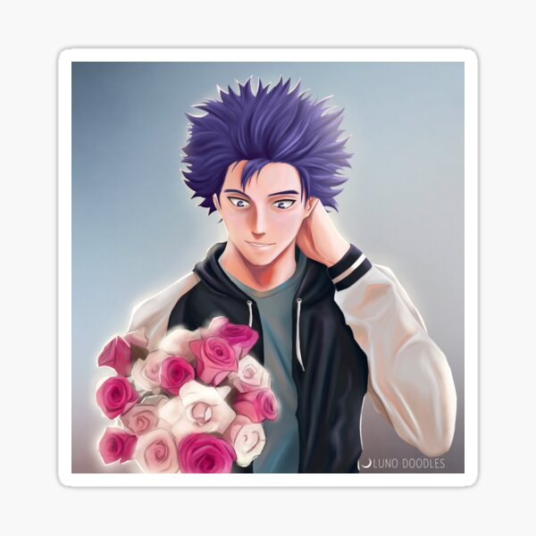 "Shinsou Flowers" Sticker for Sale by Luno-Doodles | Redbubble