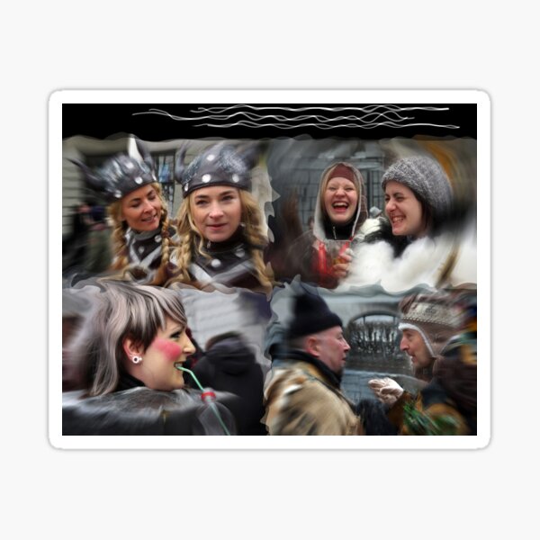 "Swiss CARNIVAL -The ENJOYMENT" Sticker for Sale by mister-john | Redbubble