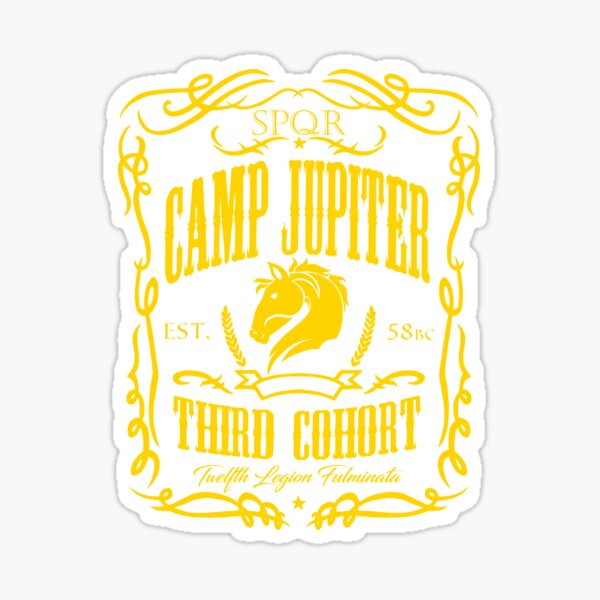 "Third Cohort, Camp Jupiter" Sticker for Sale by Emma1706 | Redbubble