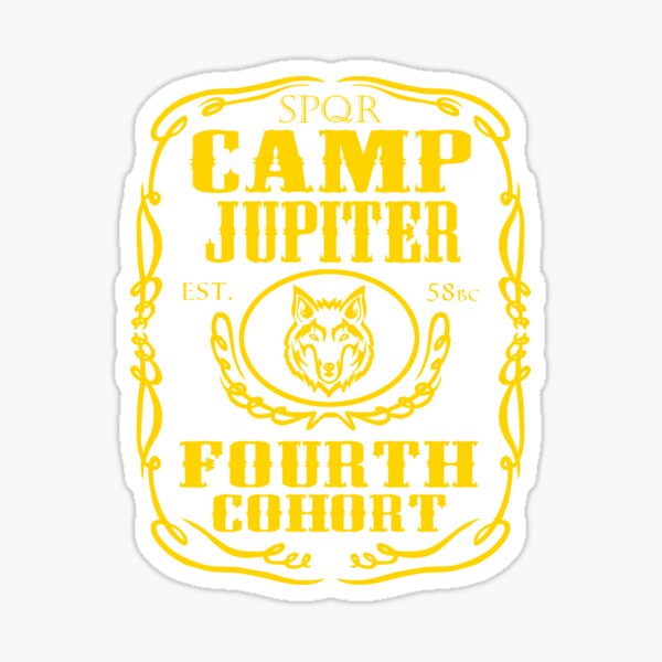 "Fourth Cohort, Camp Jupiter" Sticker for Sale by Emma Thomas | Redbubble