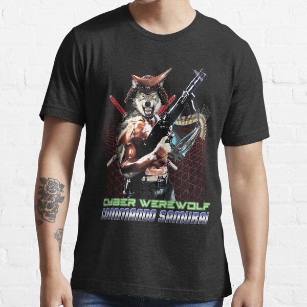 "Cyber Werewolf Commando Samurai" T-shirt by CaptainFurious | Redbubble